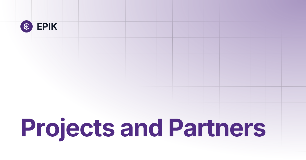 Projects and Partners | EPIK